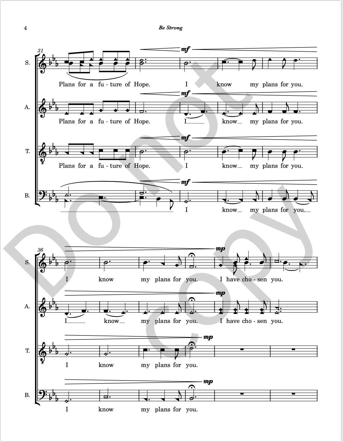 Be Strong | Ben Burkholder Music